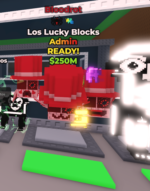 Roblox Steal a Brainrot SAB - Full Mutated Los Admin Lucky Block Base ...