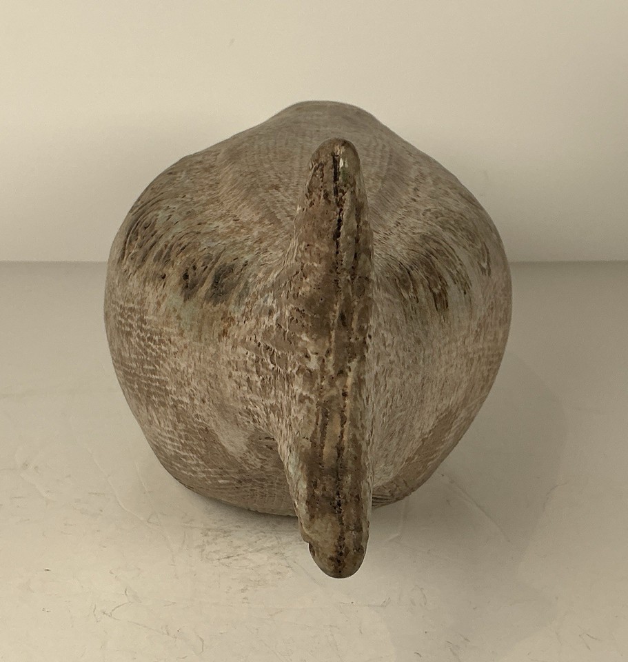 McCarty Pottery Nutmeg Figurine Signed Fish Bird Whale Statue | eBay