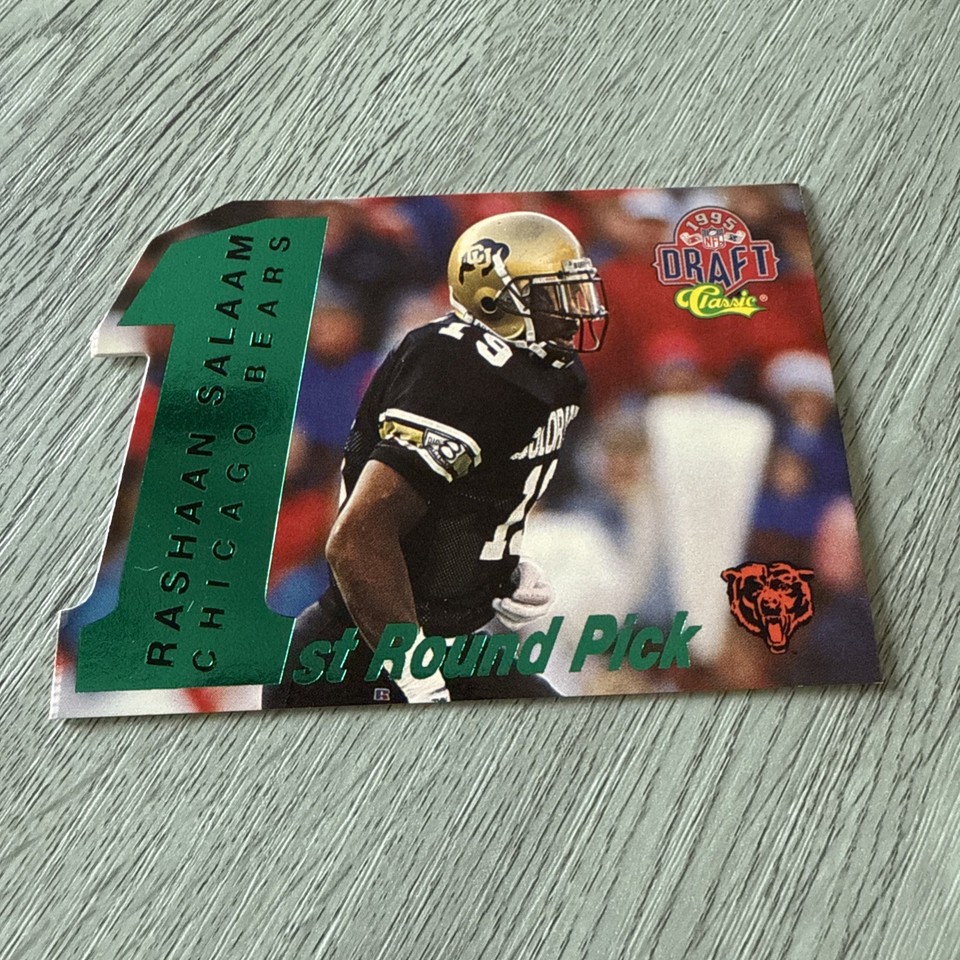 1995 NFL Draft Classic Rashaan Salaam 1st Round Pick 649 Of 4500 - Very ...