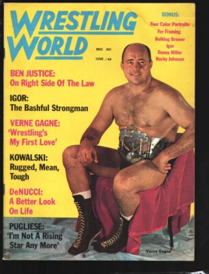 Sports Pub: Wrestling World 6/1969-Verne Gagne cover-Ben Justice-Igor ...