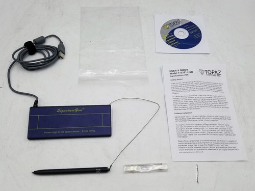 Topaz T-S261-HSB-R SignatureGem Standard Electronic Signature Pad - USB ...