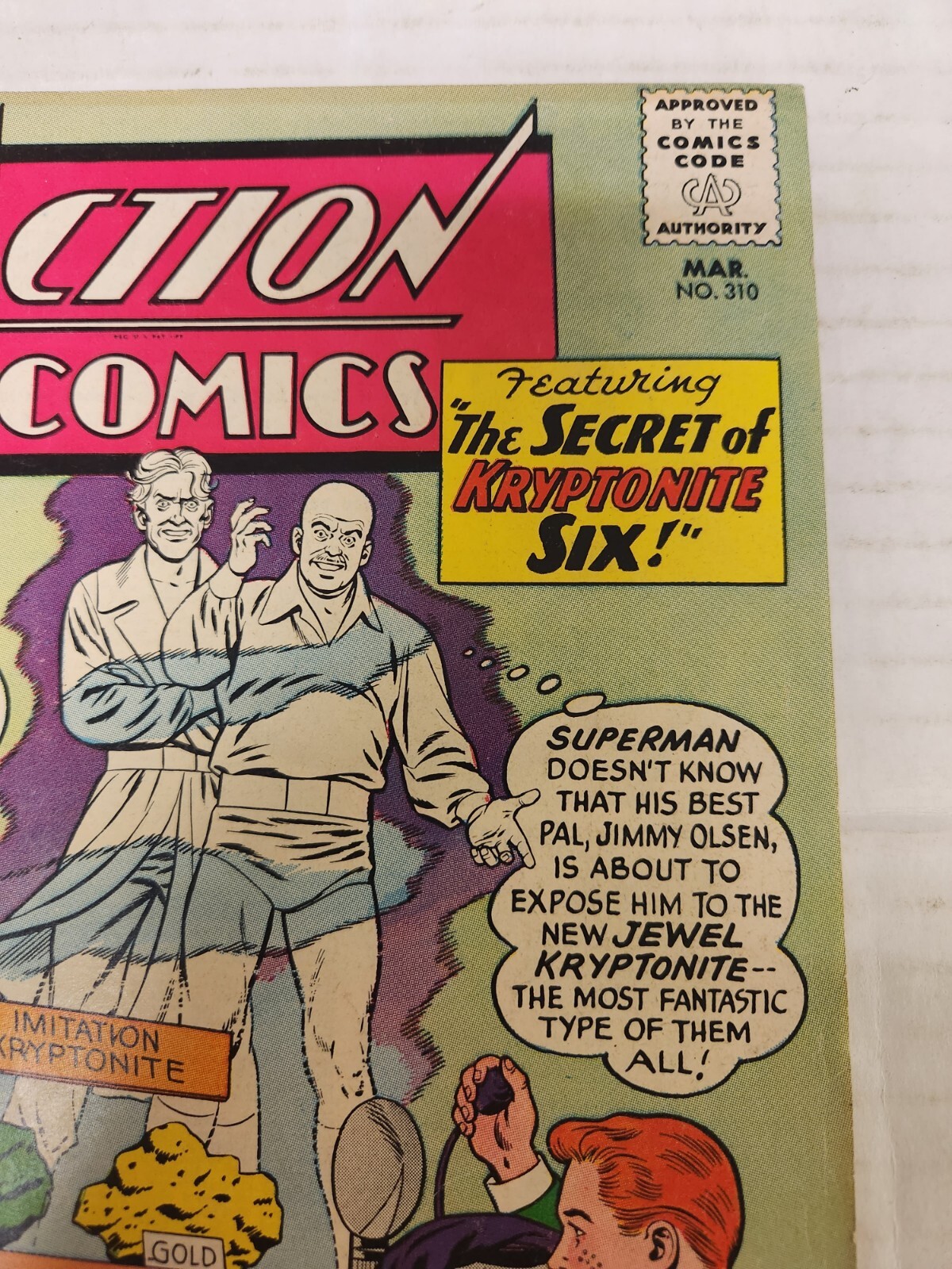 DC Comics 1964 Action Comics 310 Debut Of Jewel Kryptonite Curt Swan 46 ...