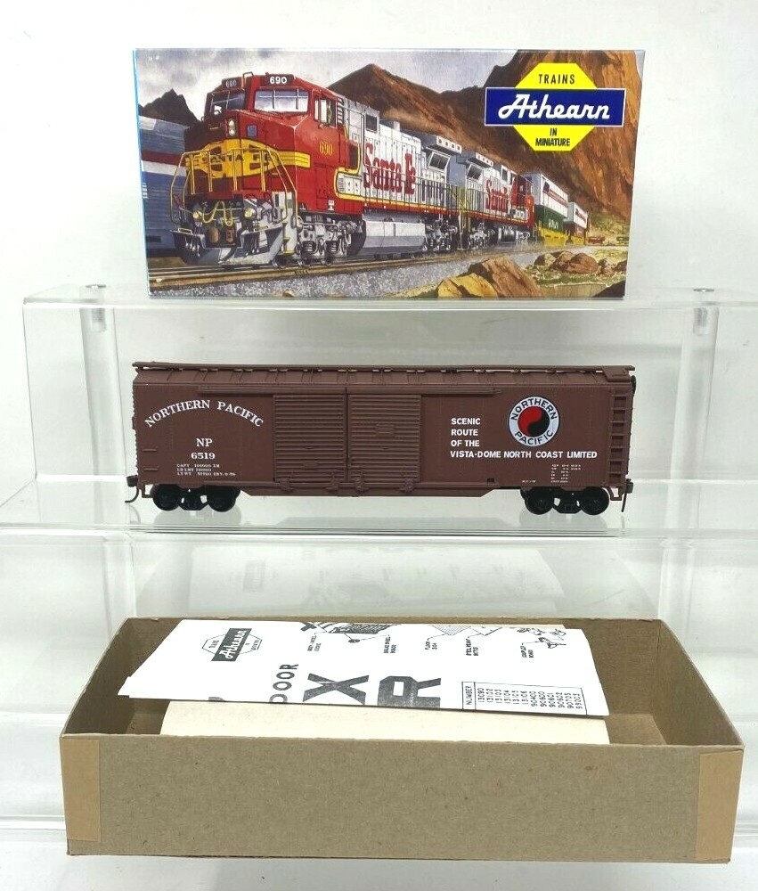 HO Scale Athearn Santa FE 50' Double Door Boxcar 10287 Y1312 for sale ...