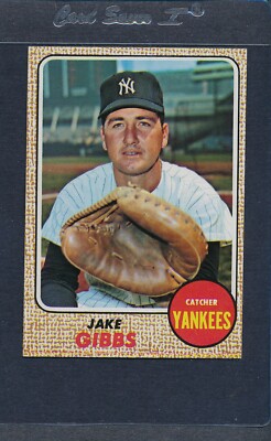 1968 Topps #089 Jake Gibbs Yankees NM *8491 | eBay