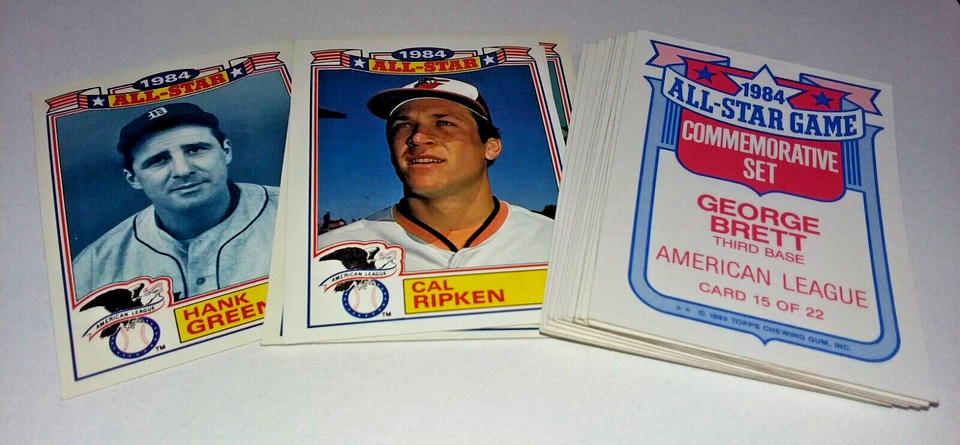 1985 Topps 1984 All Star Team Set COMPLETE 22/22 loaded + Hank ...