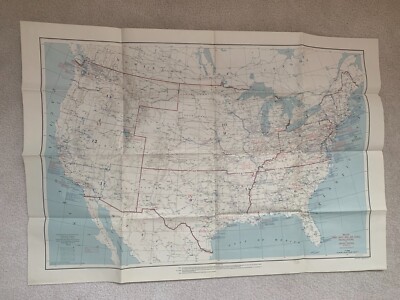 map - Major Army, Navy and Air Force Installations in the United States ...