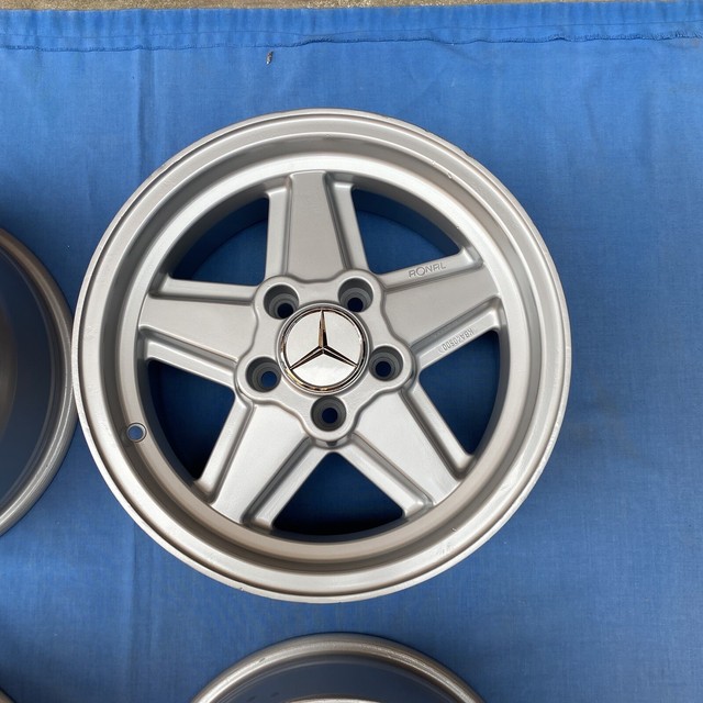 Ronal R9 Penta AMG Wheels W/ OEM Ronal Lug Bolts - 5x112 MERCEDES for ...
