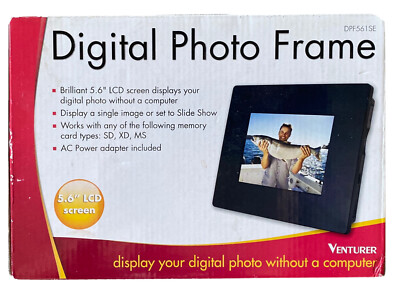 Digital Photo Frame with remote, 5.6 LCD Sceen, Photos Without Computer ...