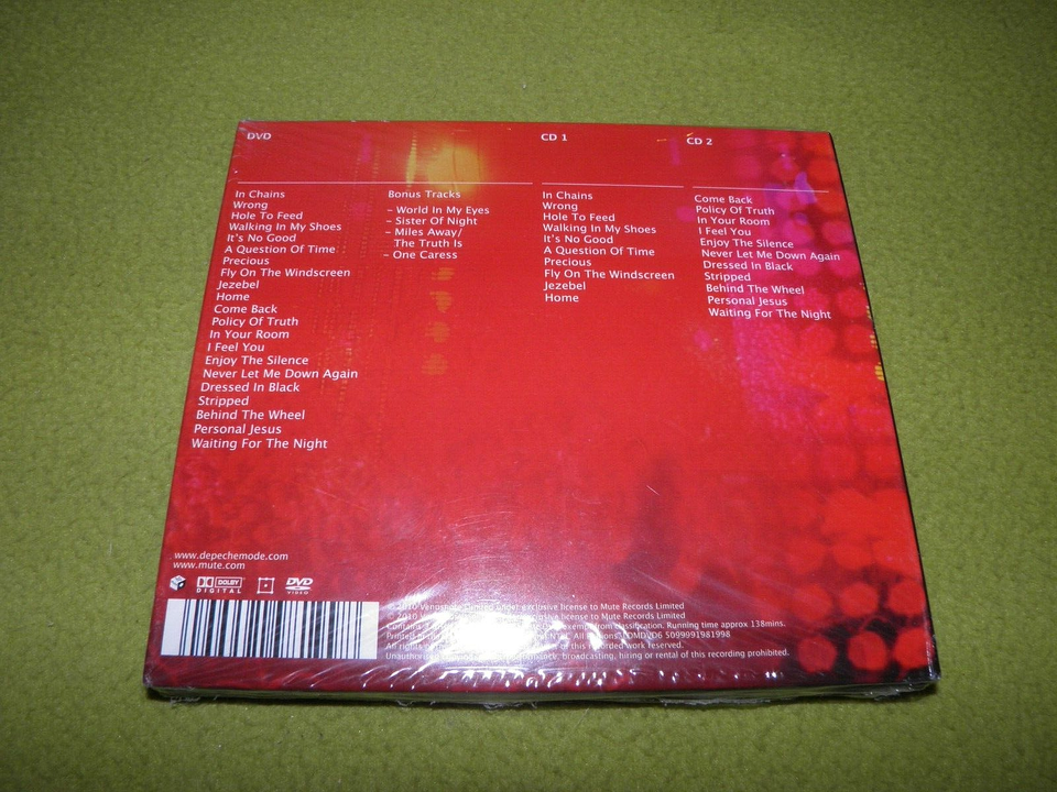 Depeche Mode Tour Of The Universe Barcelona 2xCD + DVD Still Factory ...