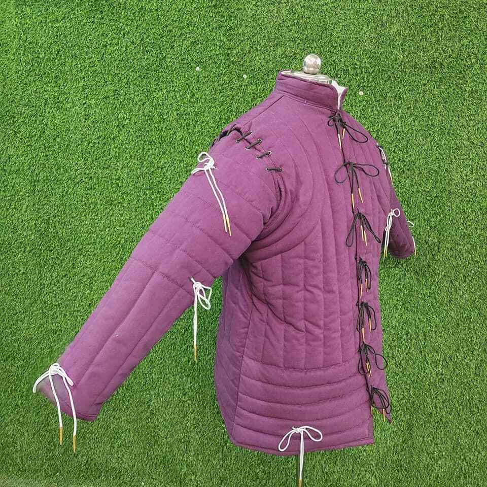 Medieval Arming Doublet Gambeson Quilted Armor Aketon Costume Jacket ...