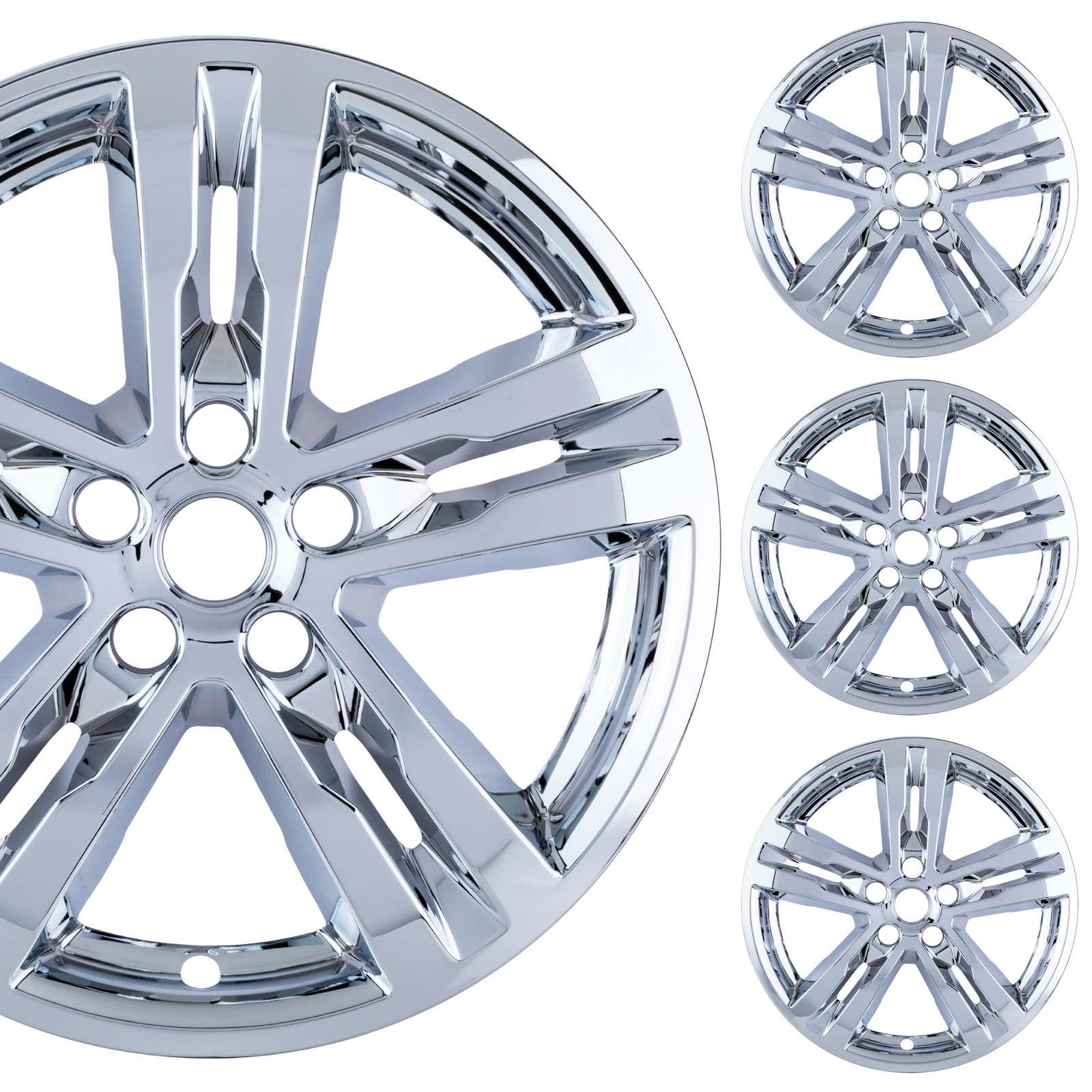 PACRIM 18" Chrome Wheel Skins for Ford Explorer XLT (2020-2023) | ABS ...