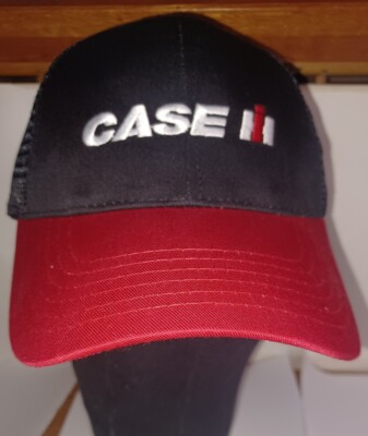 NEW Case International Harvester Black/Red Snapback Baseball Cap Hat K ...