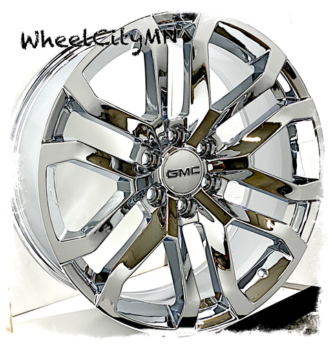 20" Chrome OE 5924 Replica Wheels fits 2024 GMC Canyon Denali Yukon ...