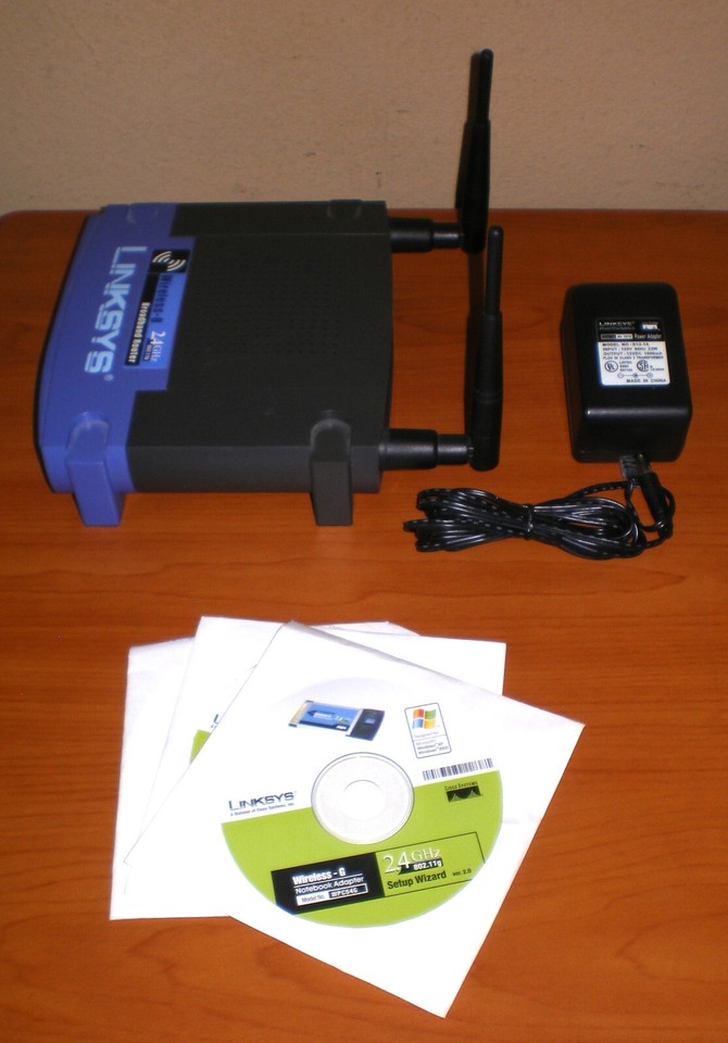 Linksys BEFW11S4 Wireless-B Broadband Router 2.4GHz (802.11b) 4 Port ...
