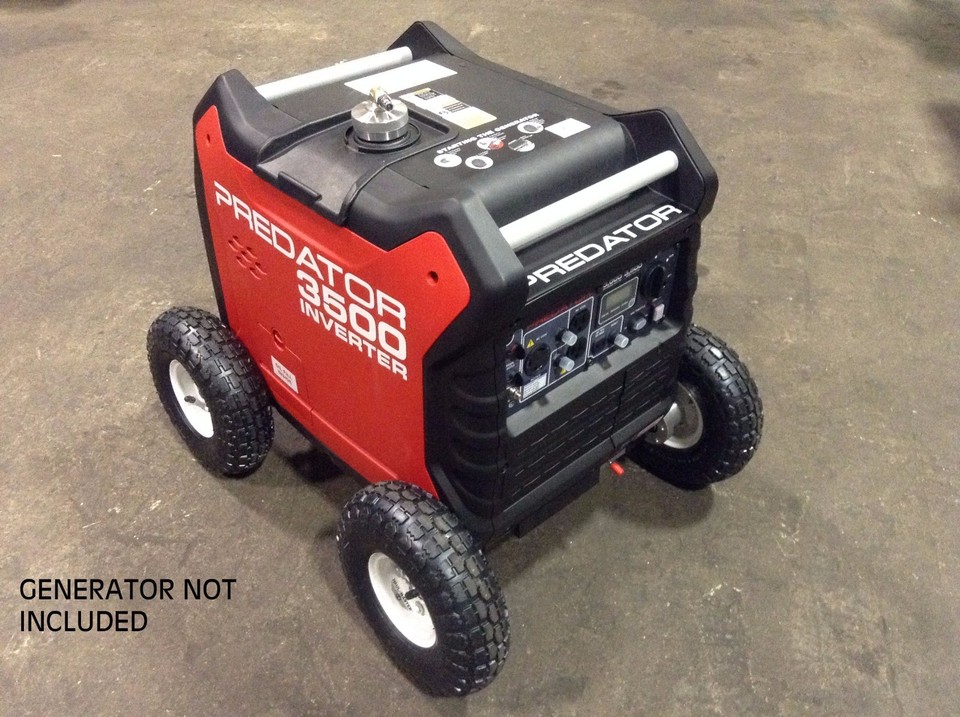 PREDATOR 3500 WATT GENERATOR ALLTERRAIN 10" PNEUMATIC WHEEL KIT with ...