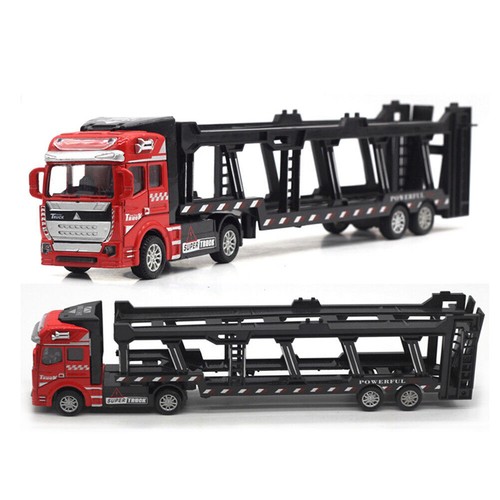 Tractor 1:48 Truck Trailer Alloy Diecast Model Car Transporter Vehicle ...