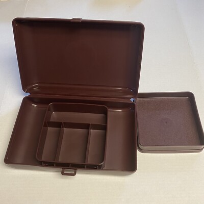 VTG Tupperware Tuppercraft Personal Valet Travel Case Organizer 1624-2 ...
