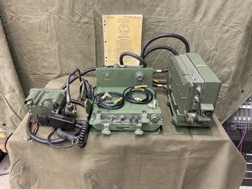 WORKING SINCGARS Single P.S. MOUNT MX-10862 + RF AMP +Accessories HMMWV ...