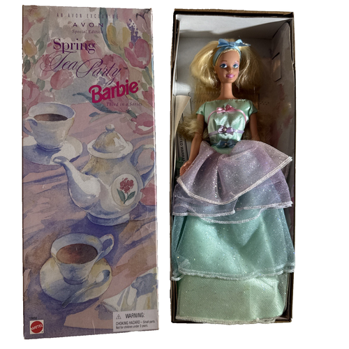 Spring Tea Party Barbie 1997 Avon Special Edition Third in Series ...