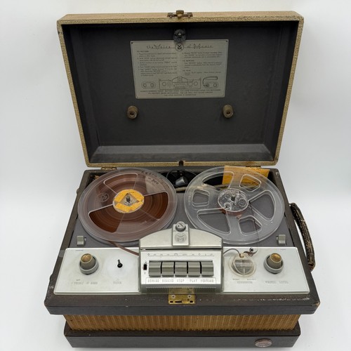 Vtg The Voice Of Music Model 714 Tape-O-Matic Reel-To-Reel Tape ...