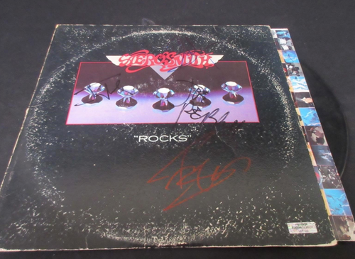 Aerosmith ROCKS Album SIGNED w/COA | eBay