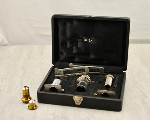 Antique Vintage Nachet Paris Quartz Compensator & Microscope Lens Parts ...