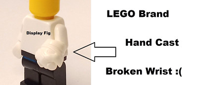 LEGO Minifigure Hand Cast Medical Gear Wrist Wrap Brace Broken Arm ...