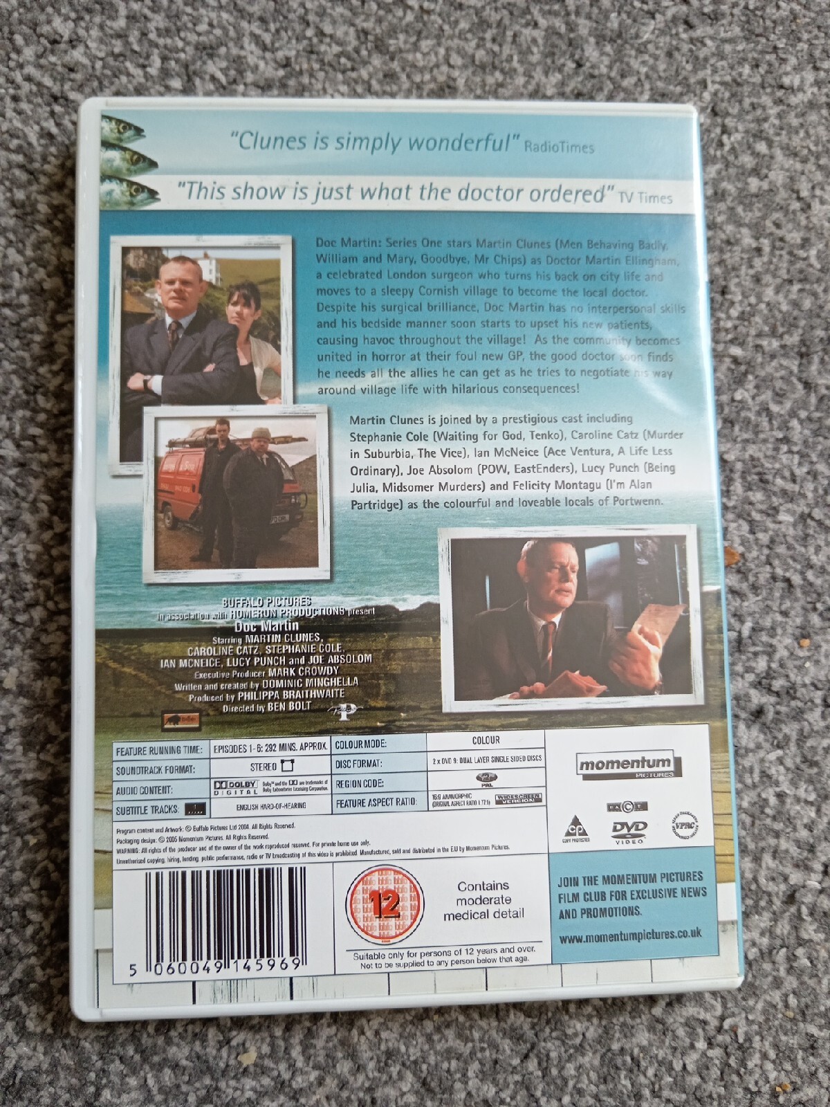 Doc Martin - Complete Series 1 - Martin Clunes - 2 disc DVD set | eBay.de