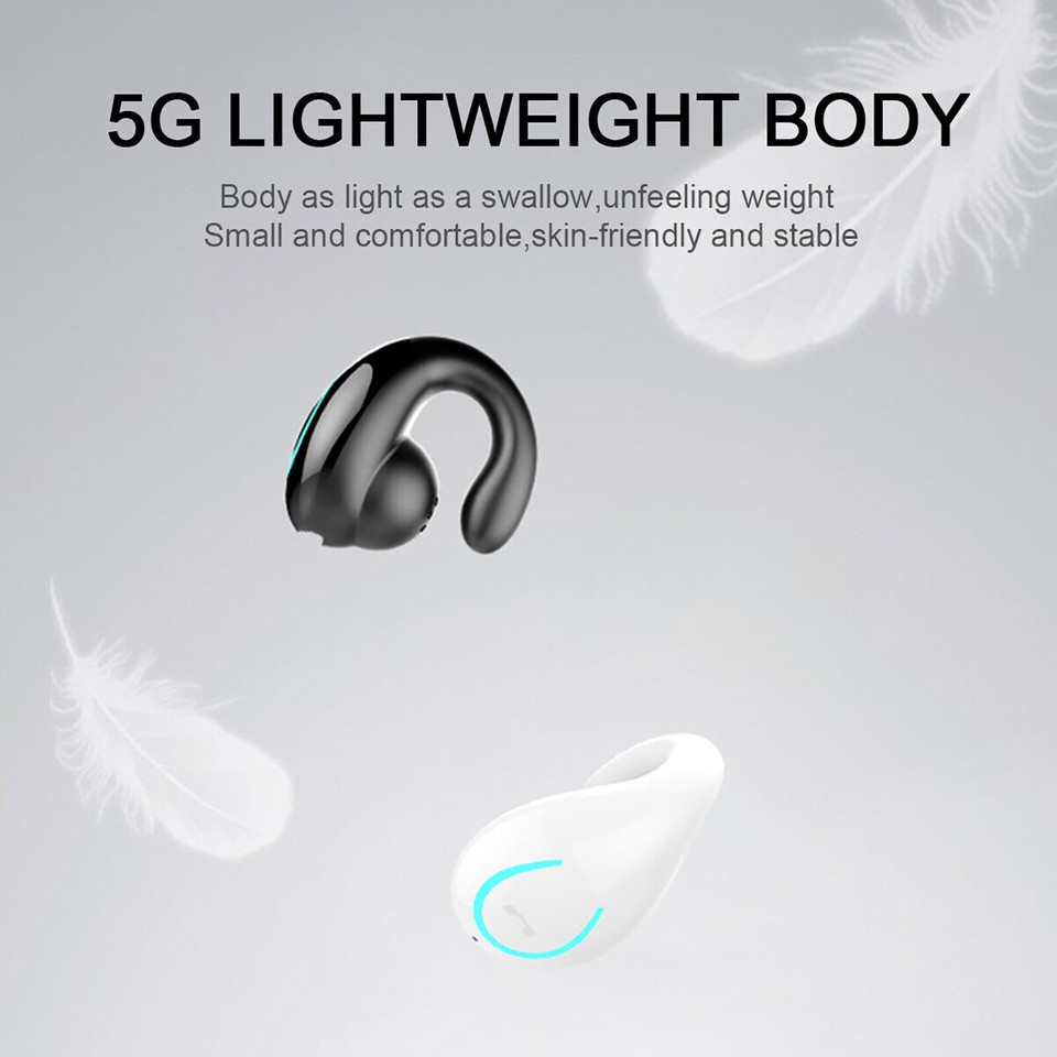 Bluetooth 5.0 TWS Clip-on True Wireless Stereo Earphone Sports Earbuds ...
