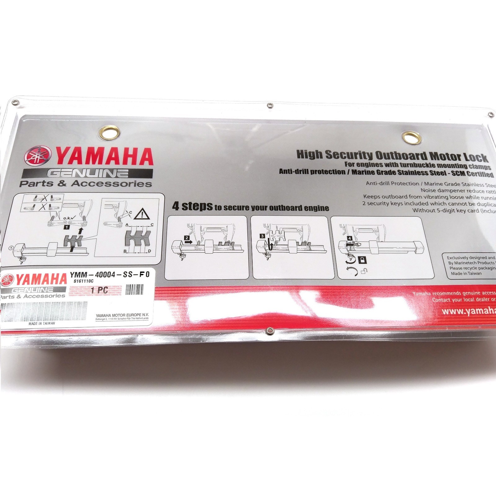 Yamaha Outboard Motor Lock - Thumbscrew / Turnbuckle - Anti Theft - YMM ...