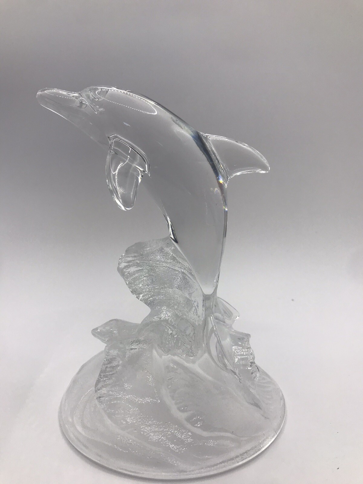Vintage Garanti Cristal d’Arques 24% Lead Crystal Dolphin Figurine ...