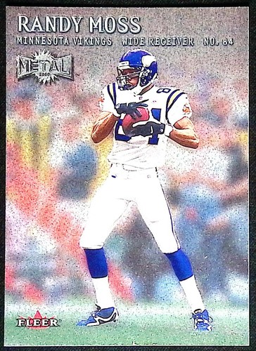 Randy Moss - 2000 Fleer Metal #120 - Vikings | eBay