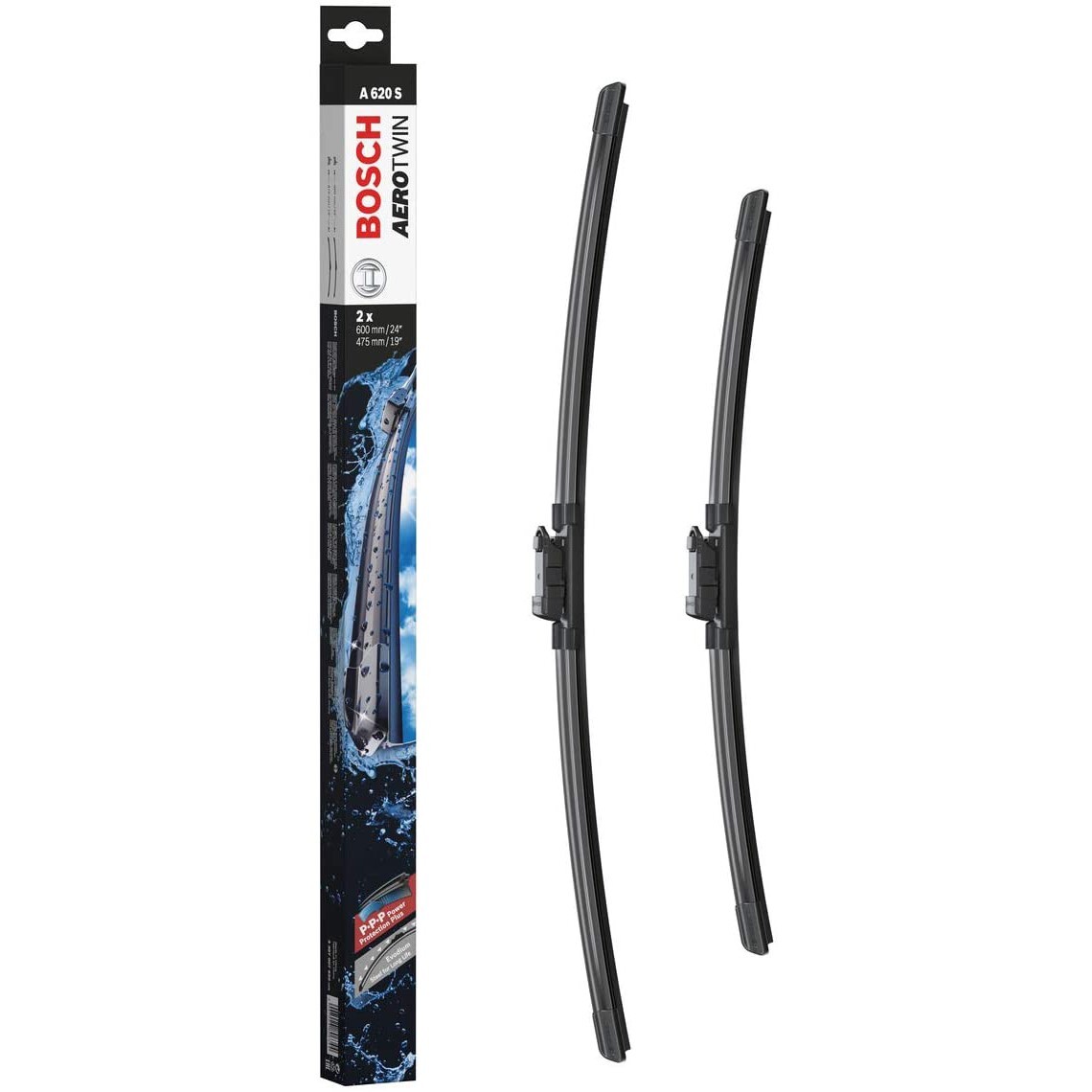 3397007620 Bosch Windshield Wiper Blades Set of 2 Front Driver ...