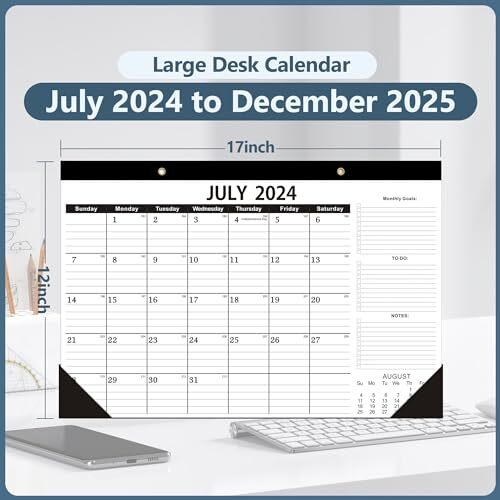 Desk Calendar 2024-2025,July 2024 to Dec 2025,Desk Calendar 2024-20258 ...