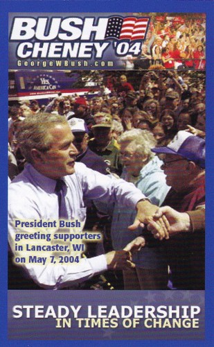 2004 GREEN BAY PACKERS - BADGERS FOOTBALL SCHEDULE - BUSH CHENEY '04 ...