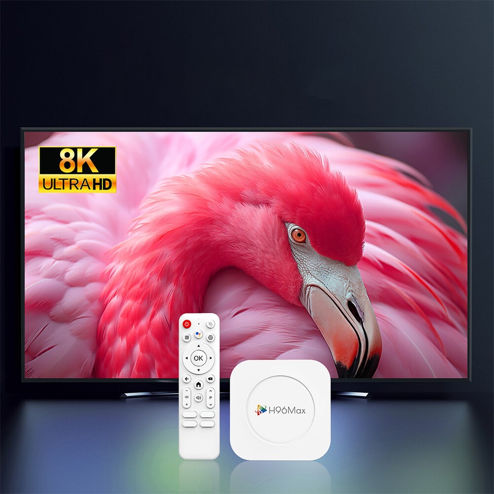 Android 14 TV Box Wifi6 BT5.4 Media Player 8K Set Top Box with Remote ...