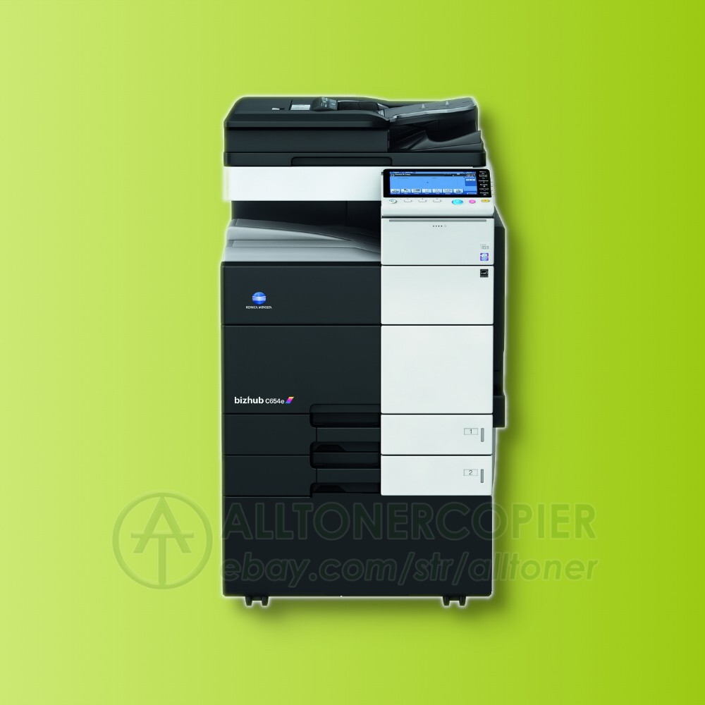 Konica Minolta Bizhub C654e Laser Color Printer Scan Copier Duplex ...