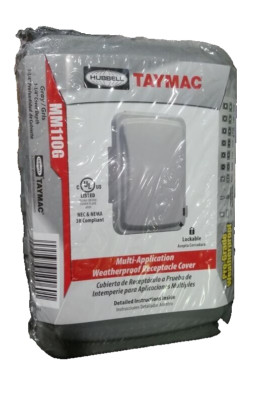 TayMac MM110G Weatherproof Single Outlet Outdoor Receptacle Cover ...