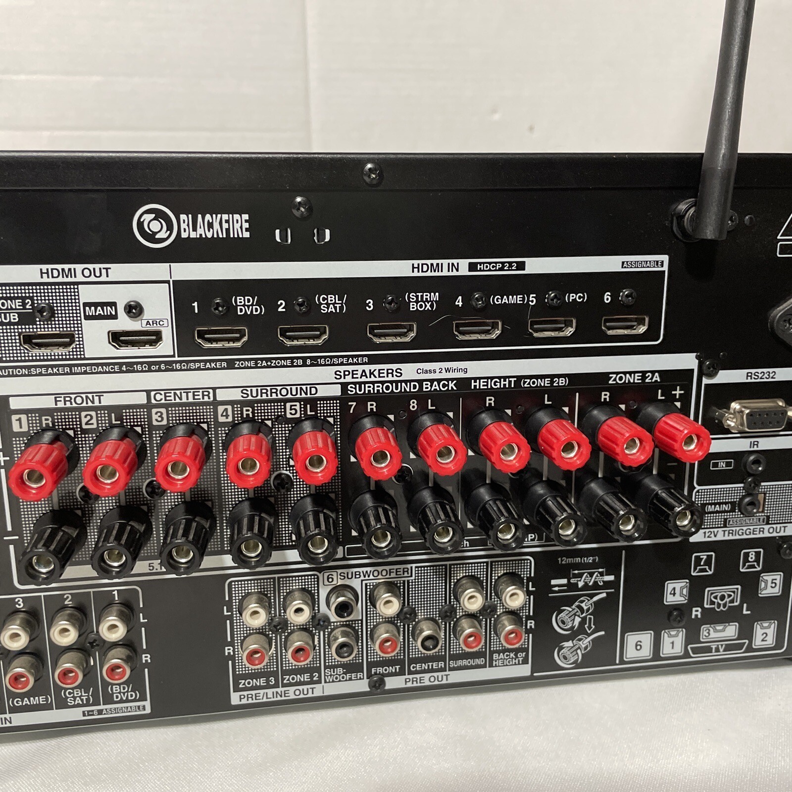 Onkyo TX-RZ820 7.2 Channel 4K Network A/V Receiver - Black for sale ...