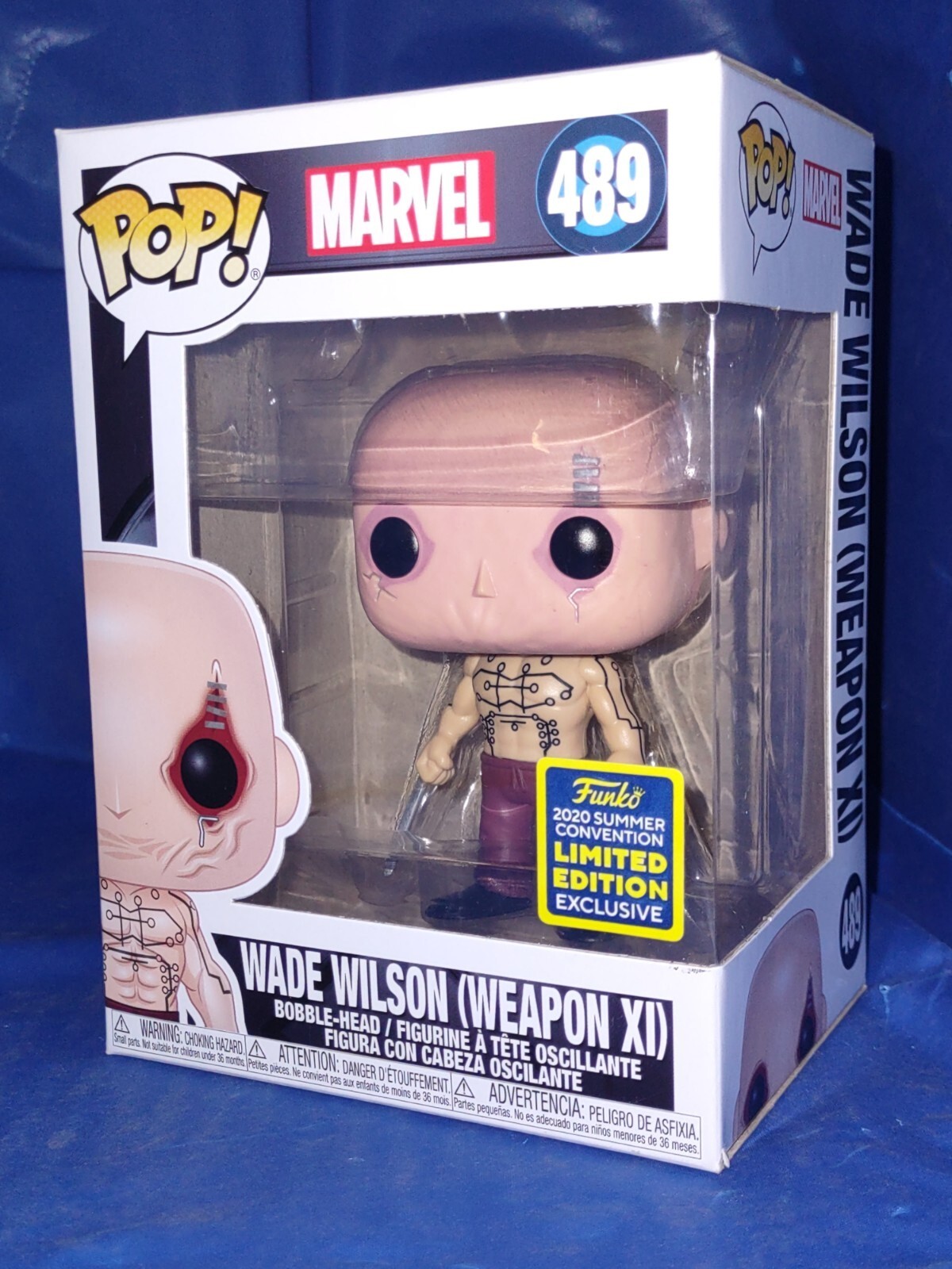 MARVEL UNIVERSE WADE WILSON WEAPON XI FUNKO POP VINYL FIGURE #489 ...