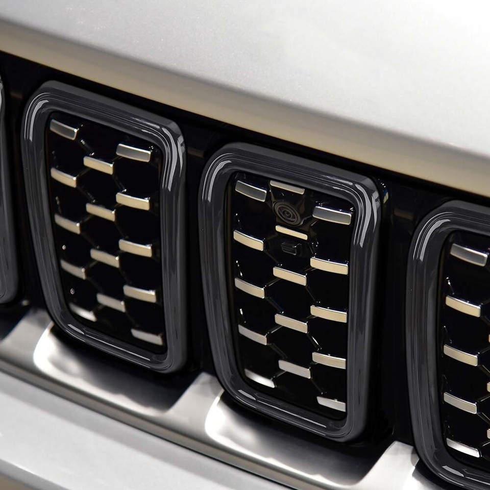 7PCS Front Grille Insert Frame Cover Trim Bezel Kit for Jeep Grand ...