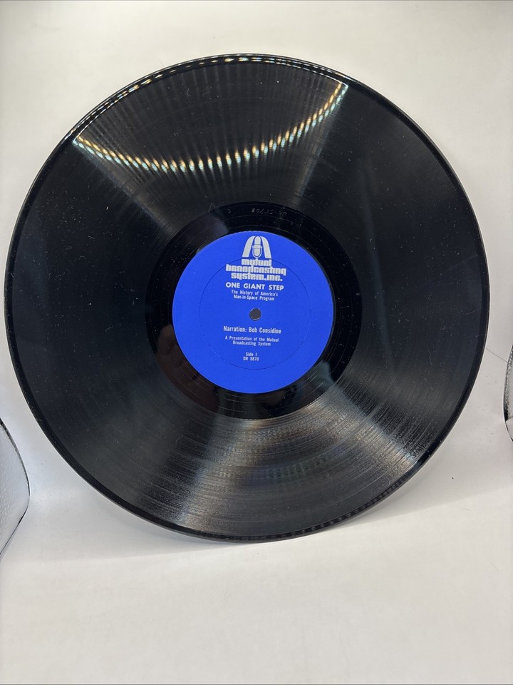One Giant Step Man In Space Vinyl 1973 NASA Moon landing US History | eBay