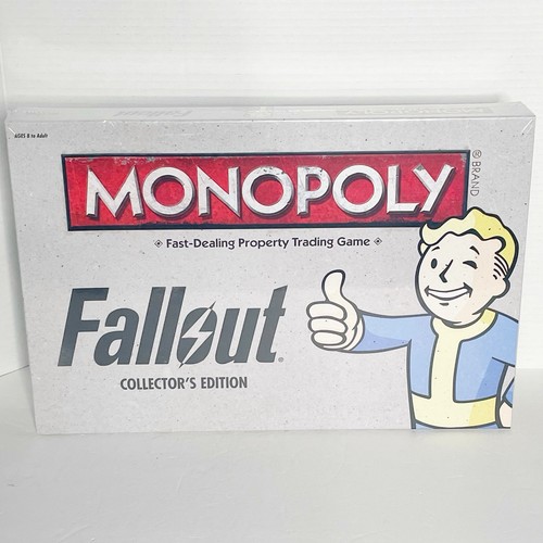 Monopoly Fallout Collector's Edition 2016 Board Game Complete New ...