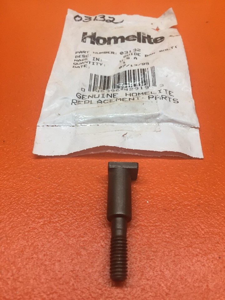 GENUINE HOMELITE BAR STUD BOLT P# 03132 30 250 252 300 CS40 CS50 CS5020 ...