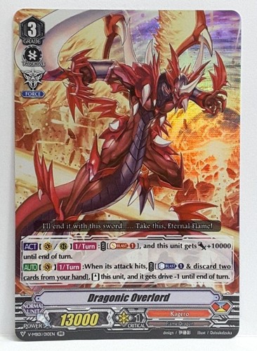 Bushiroad Cardfight Vanguard V Séries Dragonic Seigneur V-MB01/010EN RR ...