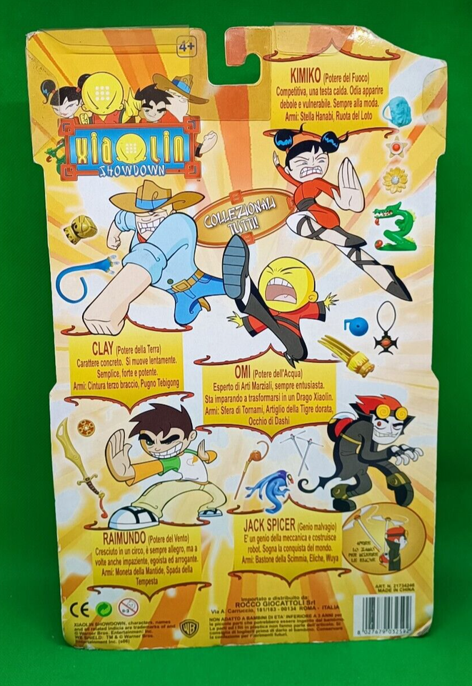 Warner Bros - Xiaolin Showdown - Omi - First Series - Action Figure ...