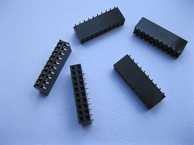 30 pcs SMD SMT 2.54mm 2x10 20pin Female Pin Header Double Row Strip ...