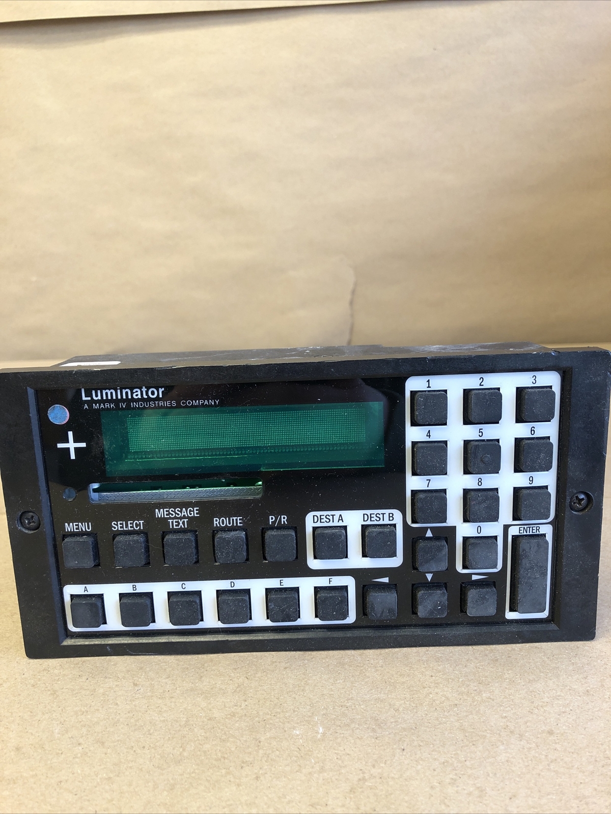 Luminator Operator Display and Keyboard #510496001 | eBay