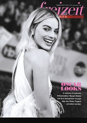 Freizeit Kurrier Austria Austrian Magazine 2018 - Margot Robbie Cover ...