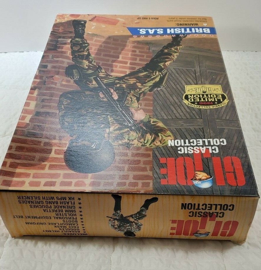 NEW 1996 GI Joe Classic Collection Limited Addition British S.A.S ...